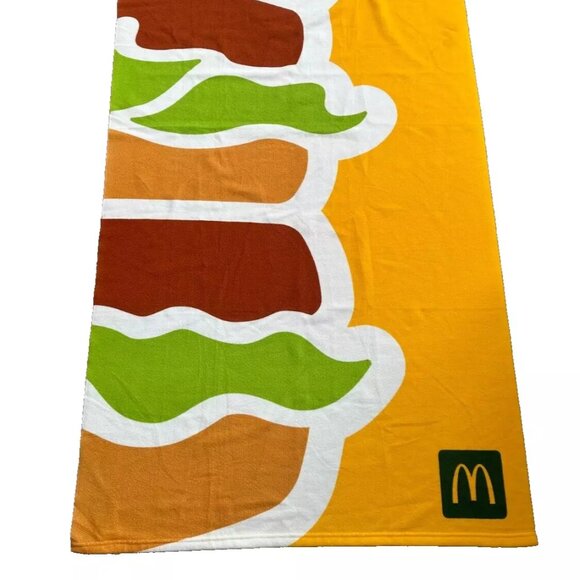McDonald's | Bath | Mcdonalds Italian Beach Bath Towel 223 Big Mac ...